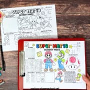 Super Mario Activity Sheets for Awesome Fun With Kids (Free) - Rock ...