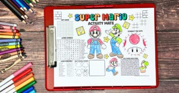 Super Mario Activity Sheets for Awesome Fun With Kids (Free) - Rock ...