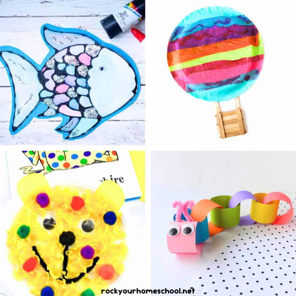 Book Themed Crafts: 21 Cute And Easy Ideas For Kids- Rock Your Homeschool