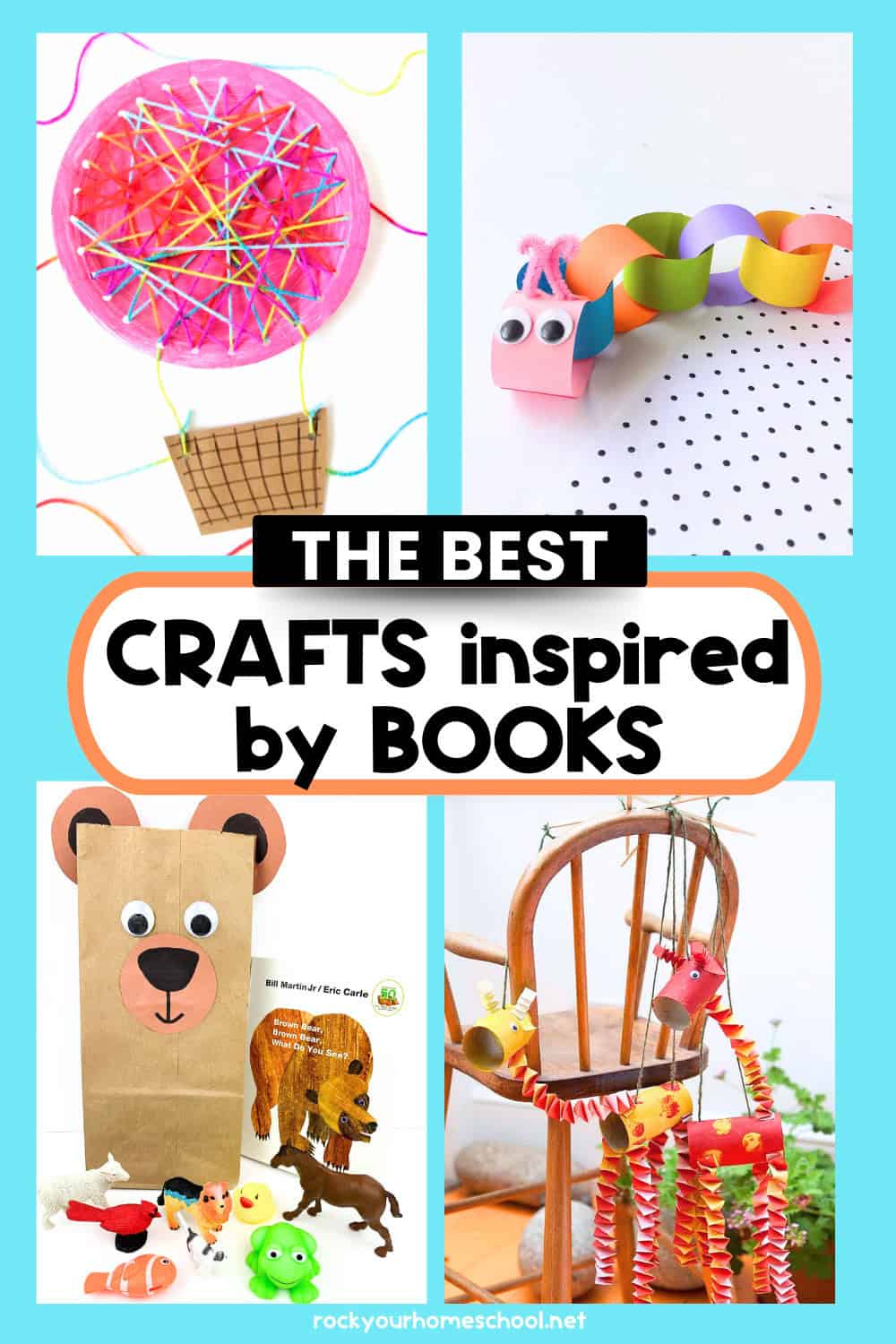 Book Themed Crafts: 21 Cute And Easy Ideas For Kids- Rock Your Homeschool