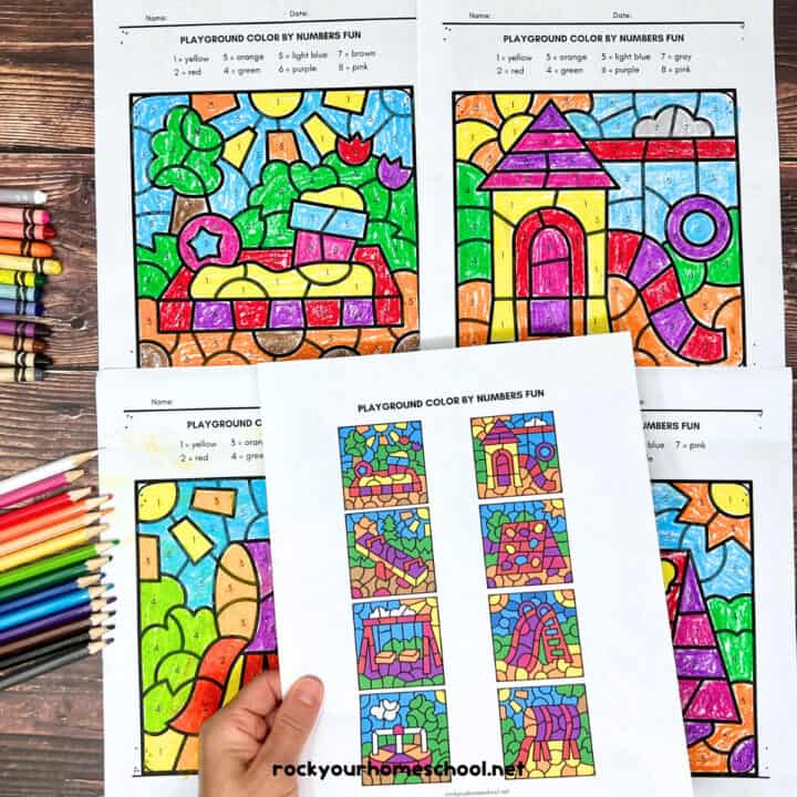 Free Color by Number Printables to Boost Learning Fun - Rock Your ...