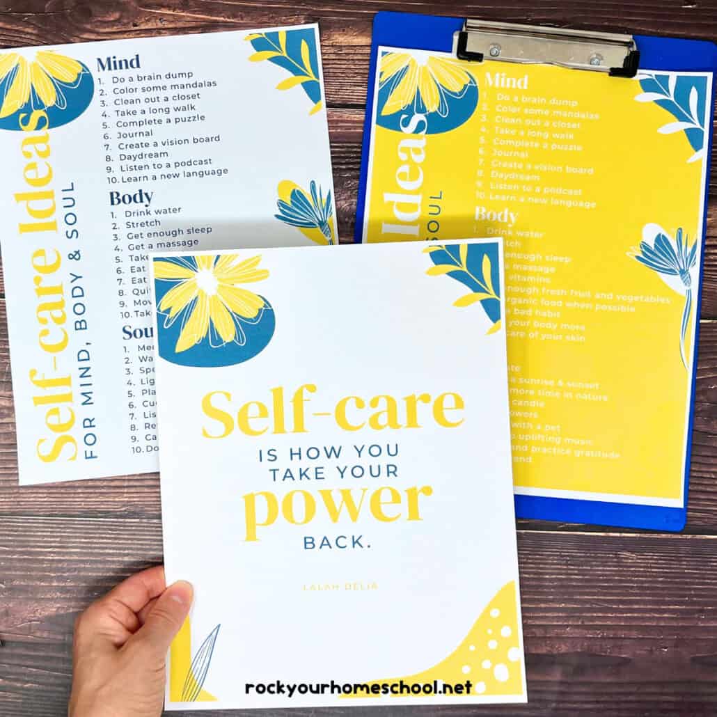 Self-Care Ideas For Moms To Nurture Mind, Body, & Soul (Free)- Rock ...