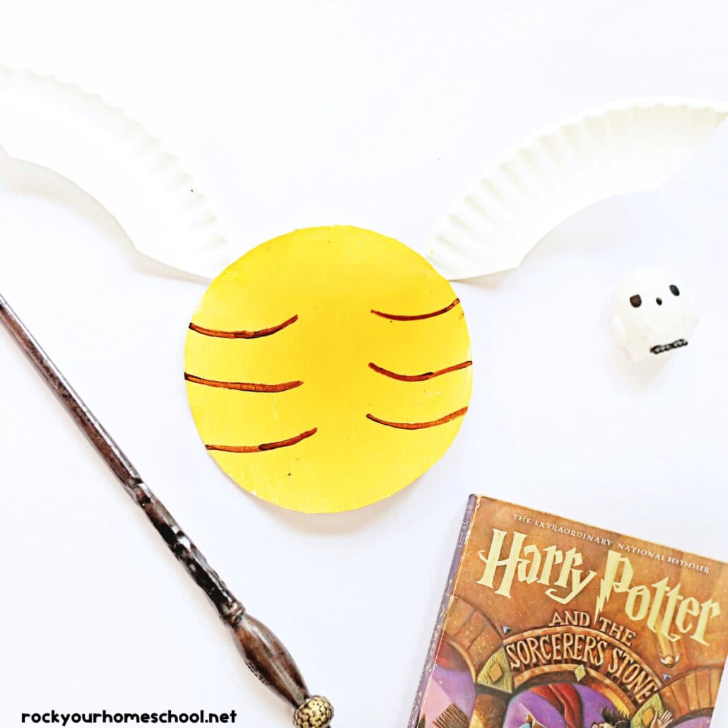 Golden Snitch Craft: How to Make for Harry Potter Fun- Rock Your Homeschool