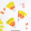 Candy Corn Paper Plate Craft With Easy Tissue Paper Texture- Rock Your ...