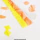 Candy Corn Paper Plate Craft With Easy Tissue Paper Texture- Rock Your ...