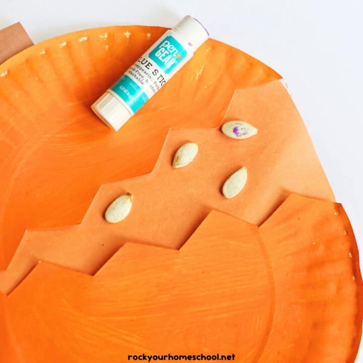 Inside A Pumpkin Craft For Simple Fall Activity - Rock Your Homeschool