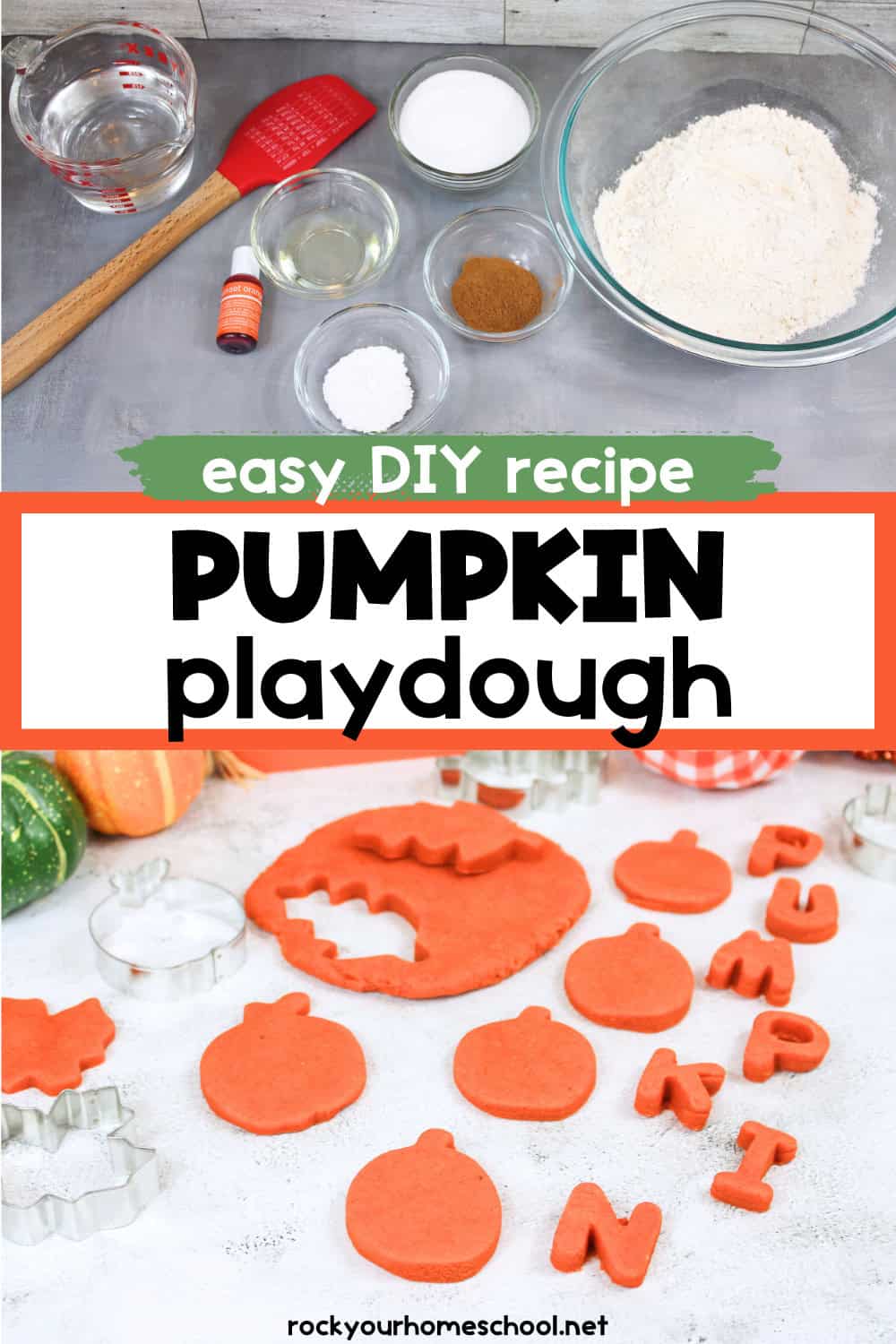 Pumpkin Playdough: How To Make And Ideas for Enjoying- Rock Your Homeschool