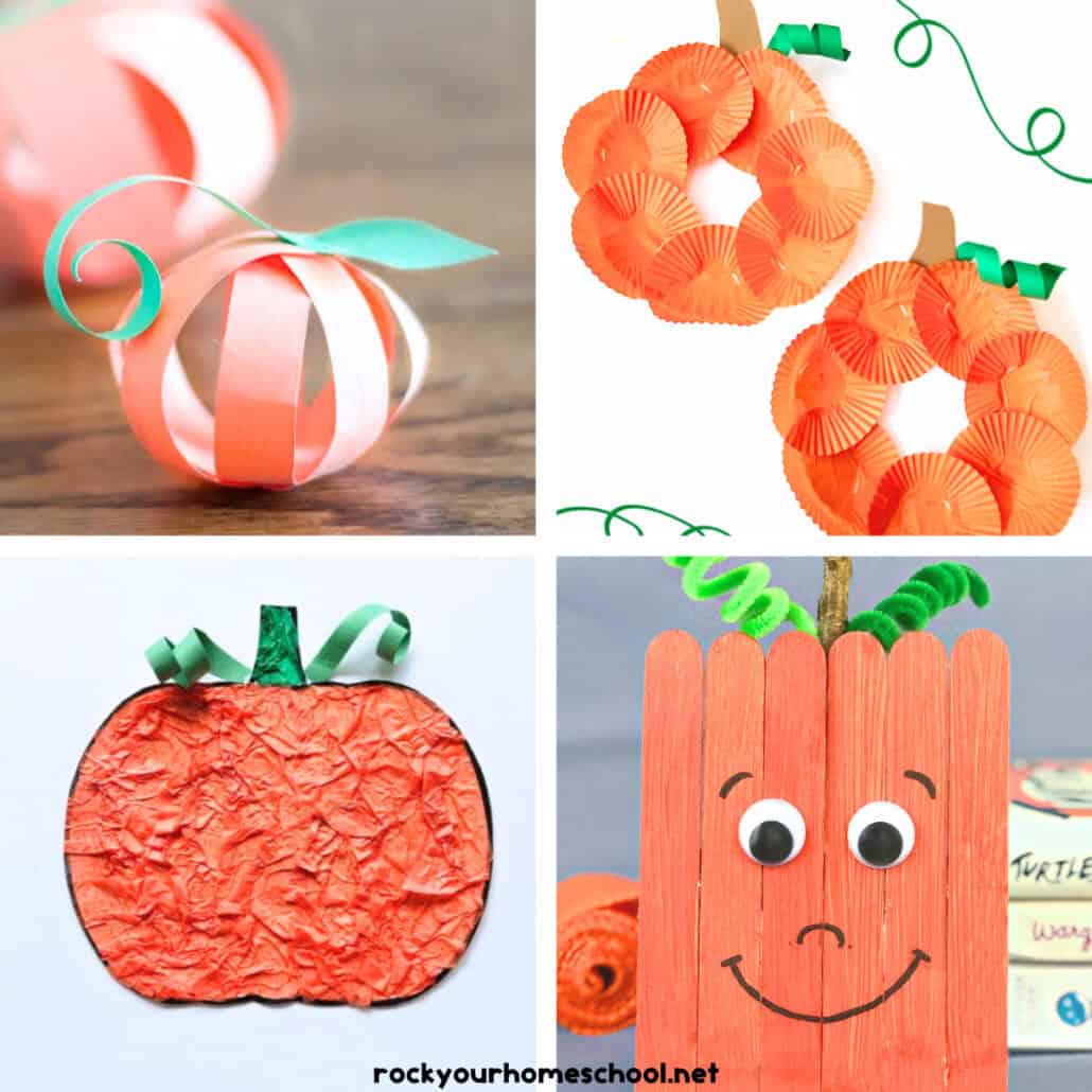 Pumpkin Crafts for Kids: 15 Easy and Fun Ideas - Rock Your Homeschool