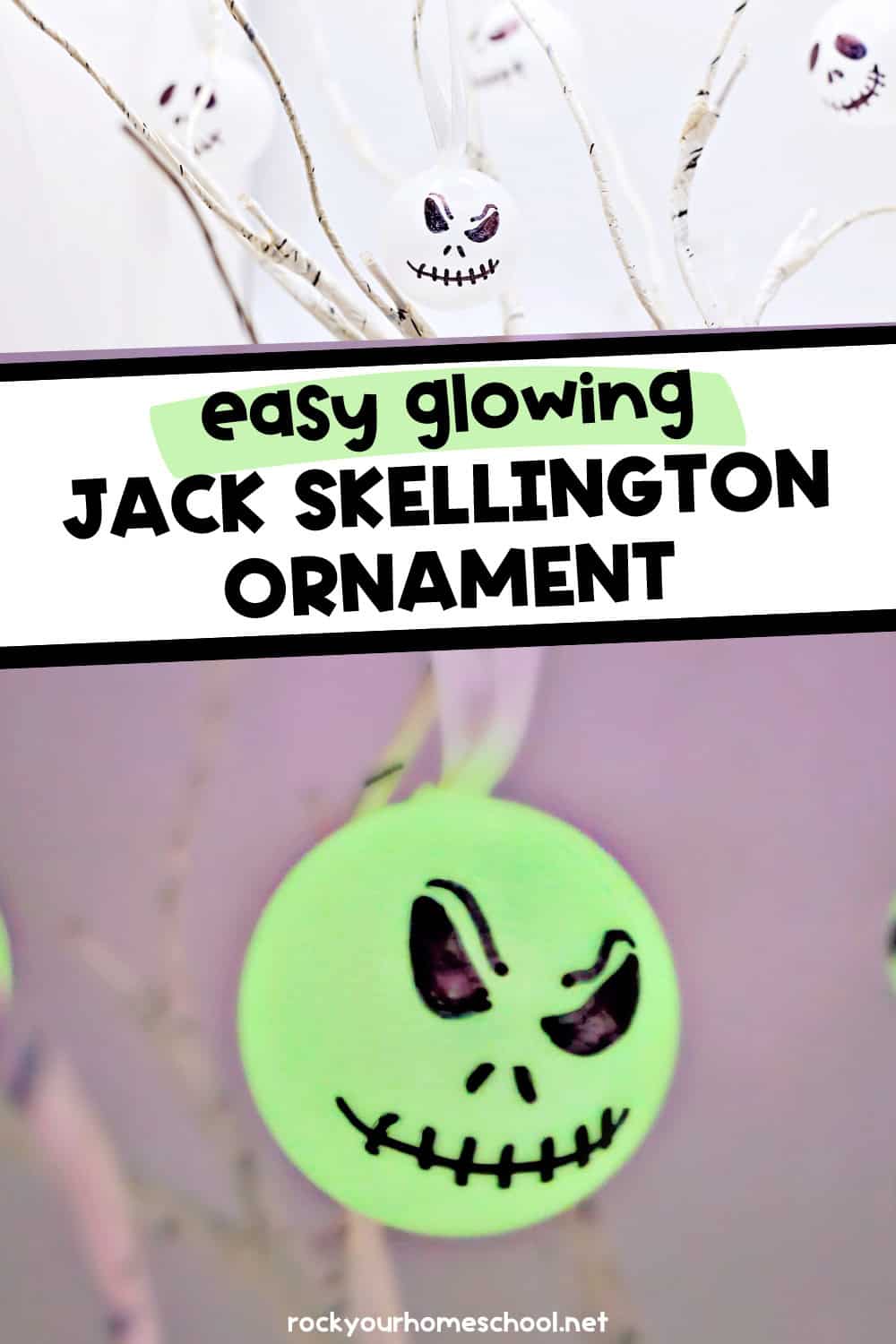 DIY Jack Skellington Ornament: How to Make for Holiday Fun- Rock Your ...
