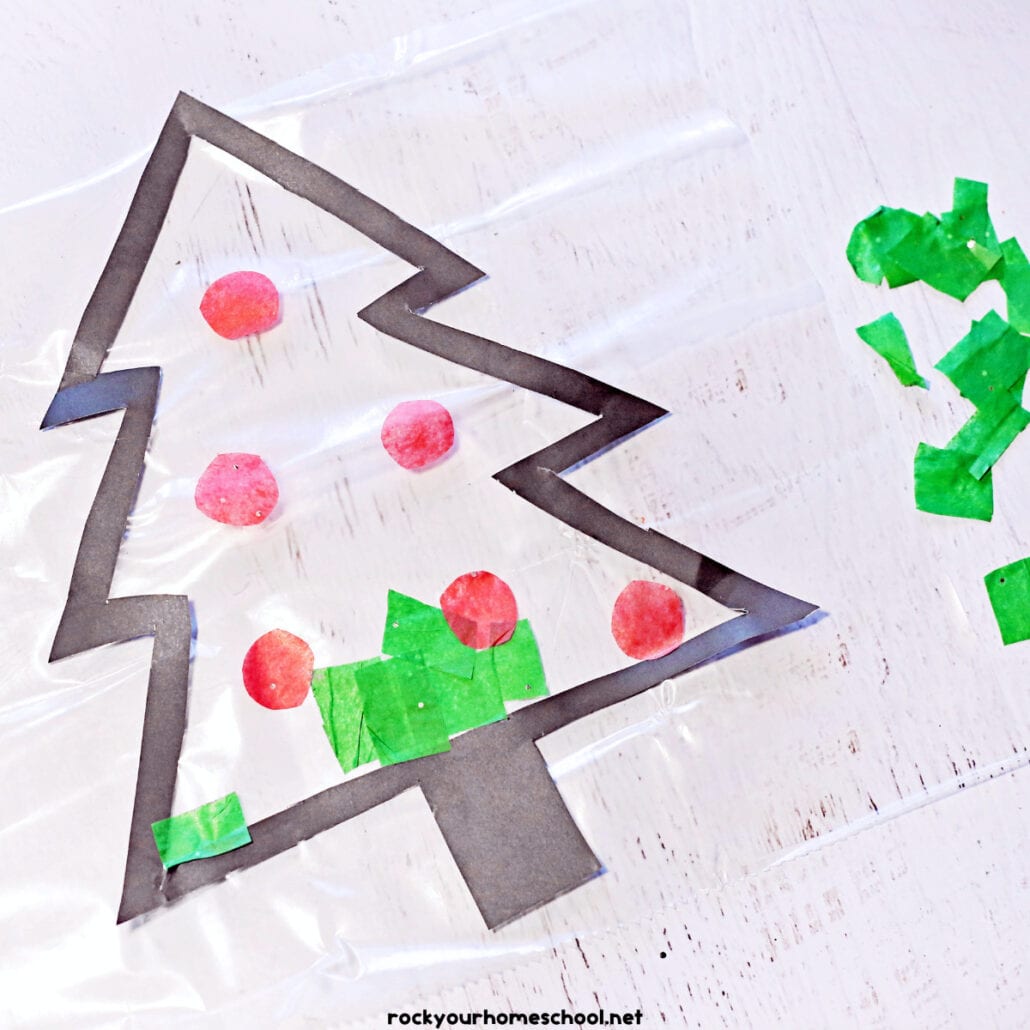 Christmas Suncatcher: How to Make This Cute Tree Craft- Rock Your ...
