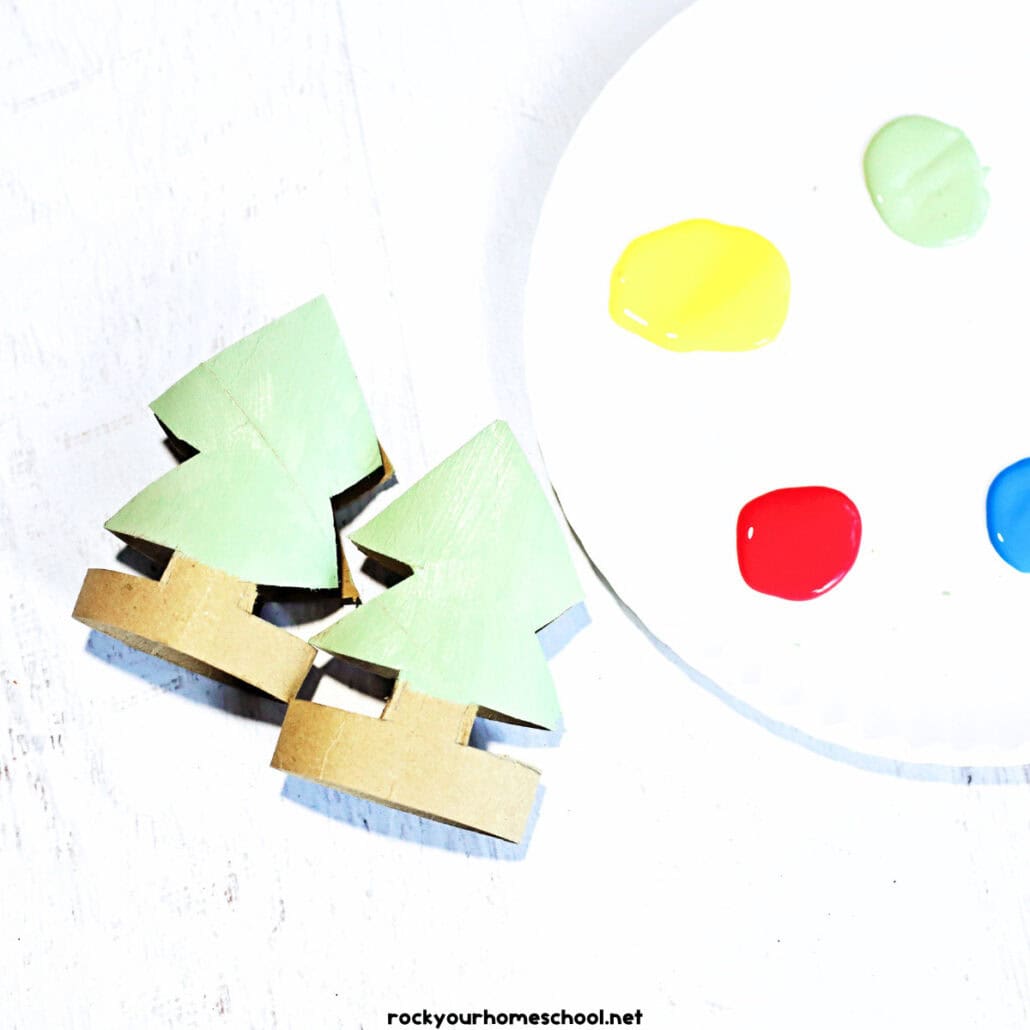 Christmas Tree Toilet Paper Roll: How to Make This Easy Craft- Rock ...