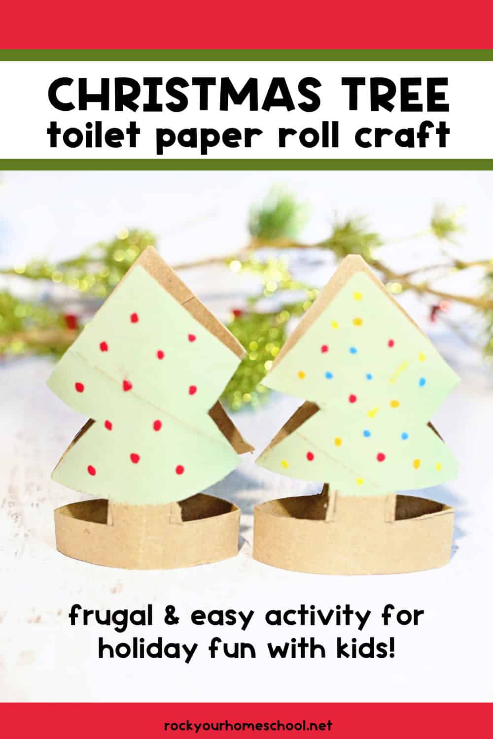 Christmas Tree Toilet Paper Roll: How to Make This Easy Craft- Rock ...