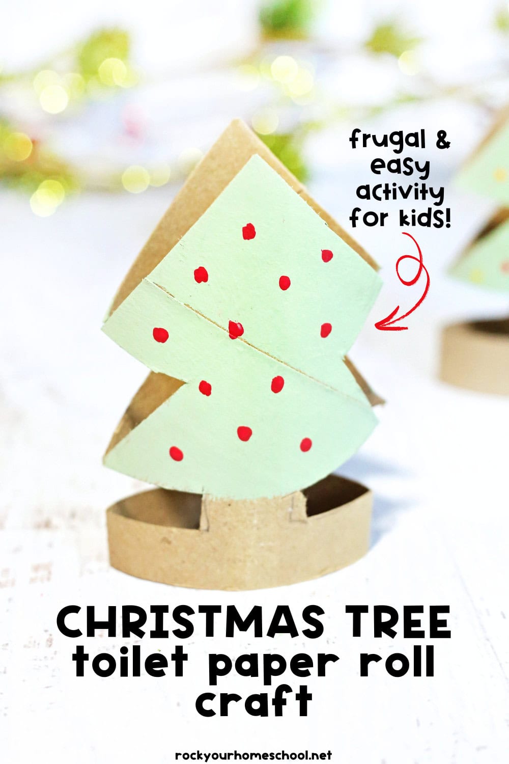 Christmas Tree Toilet Paper Roll: How to Make This Easy Craft- Rock ...