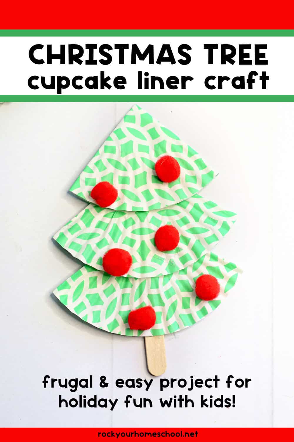 Cupcake Liner Christmas Tree: How to Make This Frugal Craft - Rock Your ...