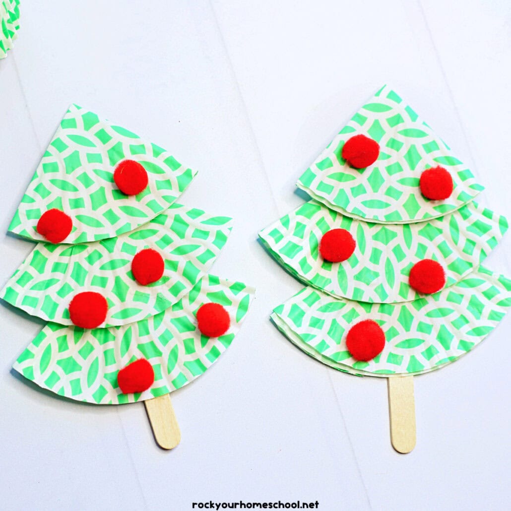 Cupcake Liner Christmas Tree: How to Make This Frugal Craft - Rock Your ...