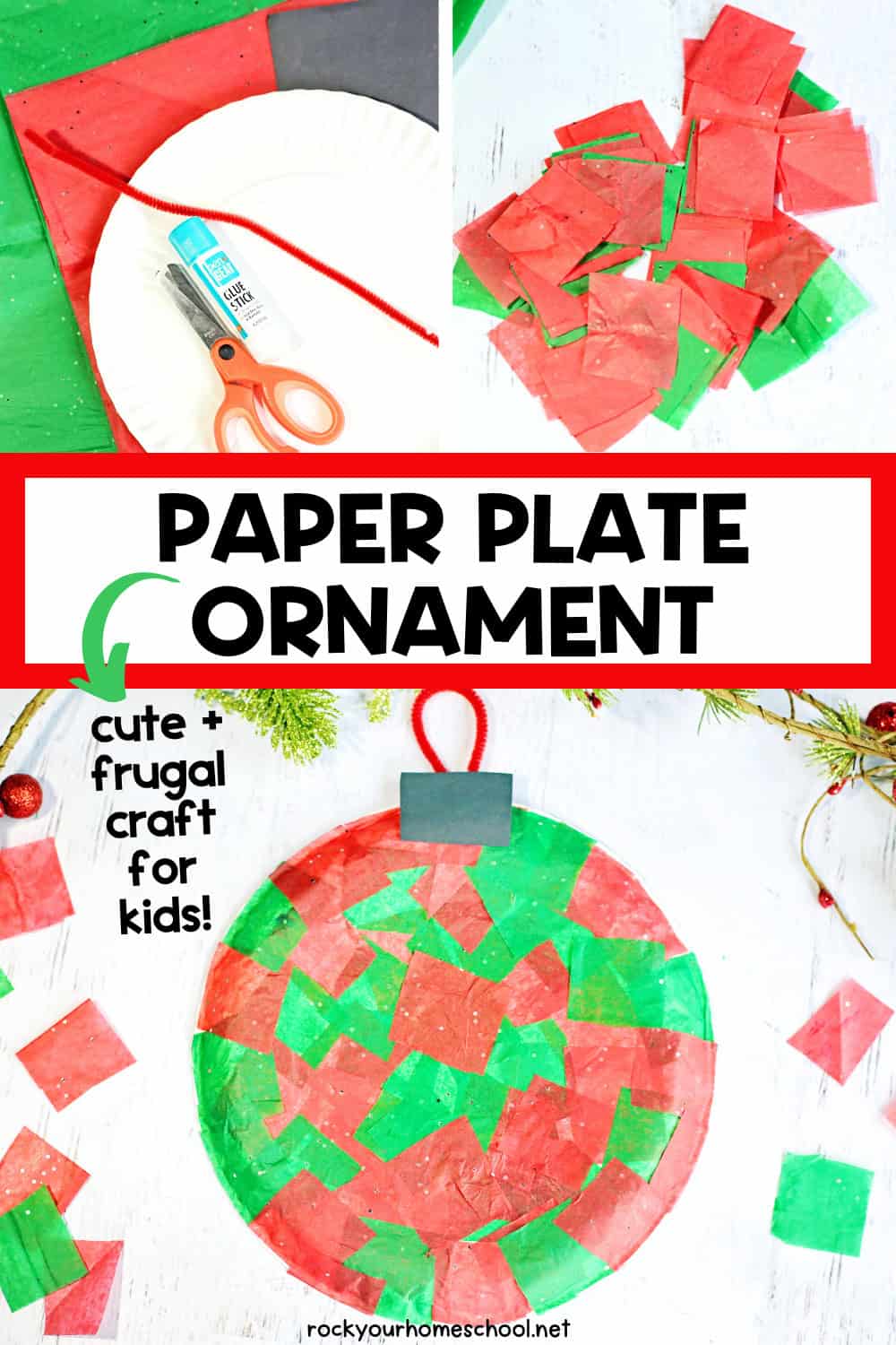 Paper Plate Ornament Craft: How to Make for Holiday Fun - Rock Your ...