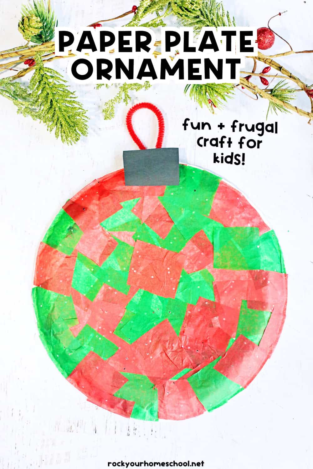Paper Plate Ornament Craft: How to Make for Holiday Fun - Rock Your ...