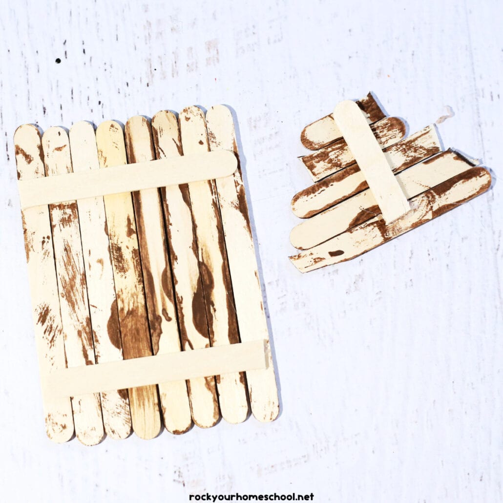 Popsicle Stick Gingerbread House: How to Make this Holiday Craft- Rock ...