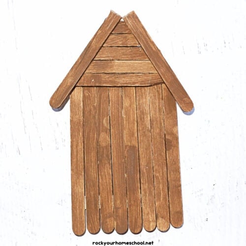 Popsicle Stick Gingerbread House: How to Make this Holiday Craft- Rock ...