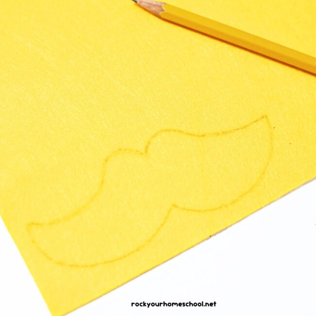 Lorax Mustache Craft: How to Make and Free Template- Rock Your Homeschool
