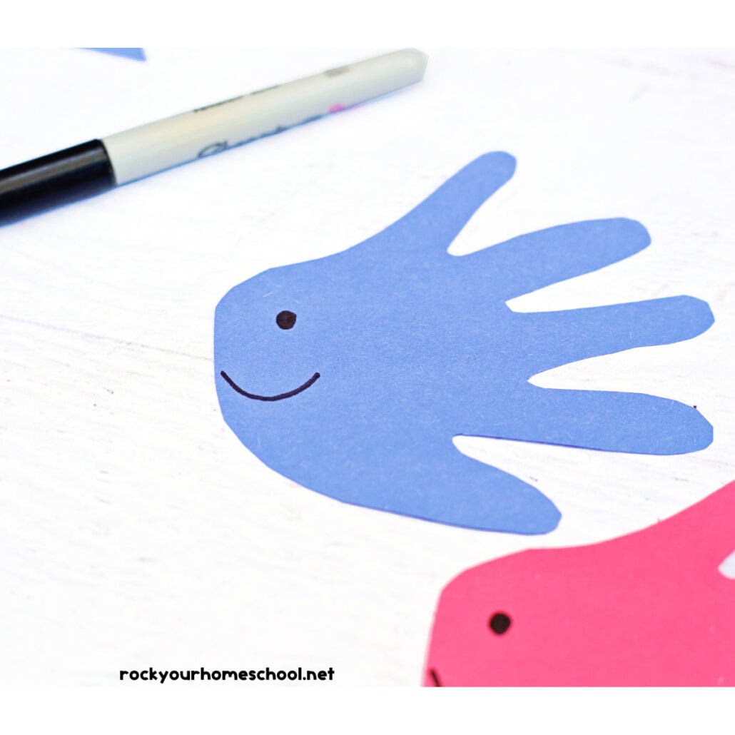 Fish Handprint Craft: How to Make for Dr. Seuss Fun & More- Rock Your ...