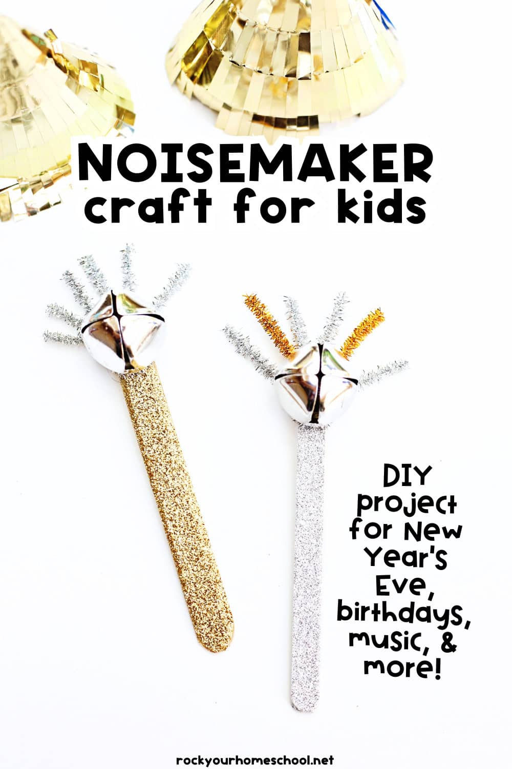 Noisemaker Craft for Kids: How To Make With Popsicle Sticks- Rock Your ...