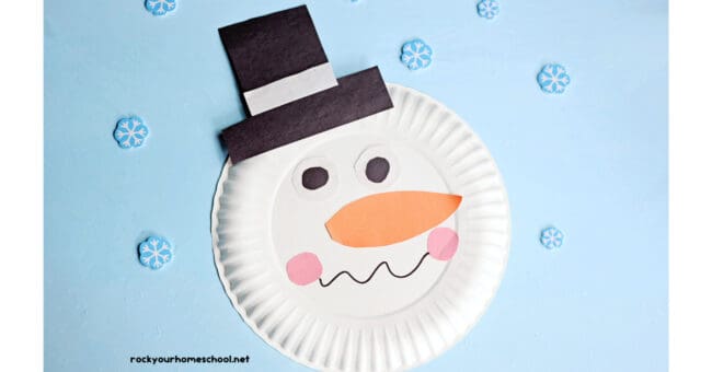 Snowman Paper Plate Craft: How to Make & Enjoy This Activity - Rock ...