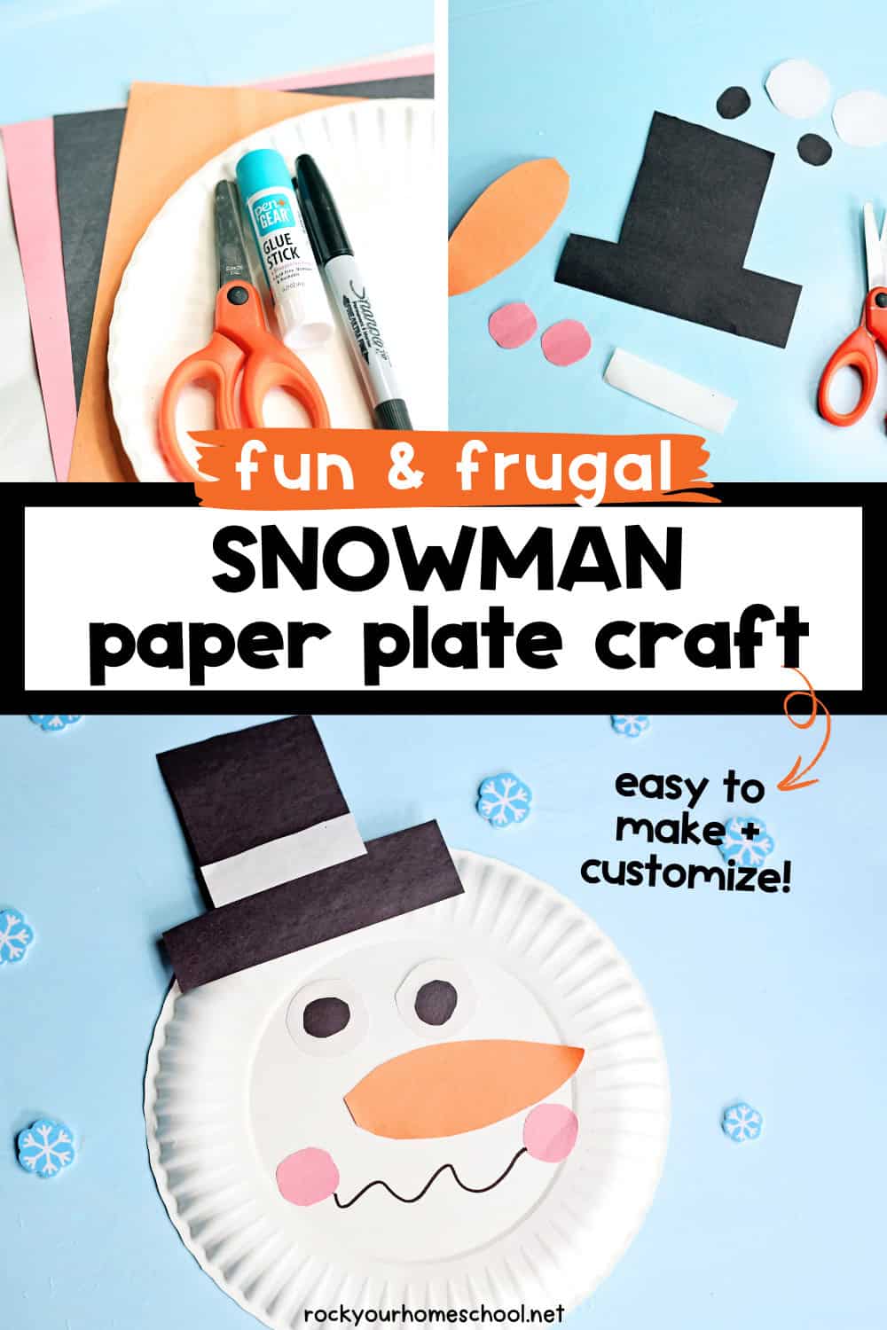 Snowman Paper Plate Craft: How to Make & Enjoy This Activity - Rock ...