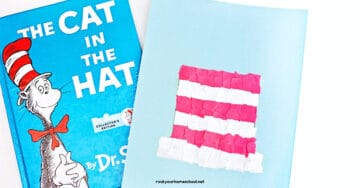 Cat in the Hat Craft: How to Make with Torn Paper - Rock Your Homeschool