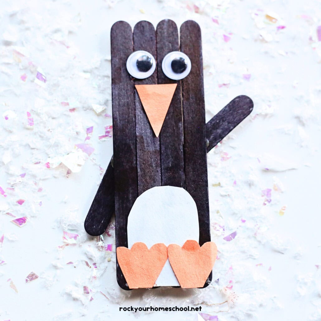 Penguin Popsicle Stick Craft: How To Easily Make & Enjoy- Rock Your ...