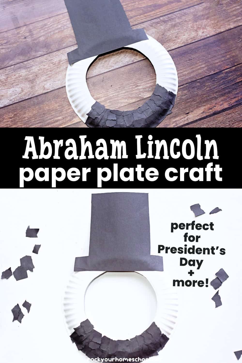 Abraham Lincoln Paper Plate Craft: How To Make For Fun Mask- Rock Your ...