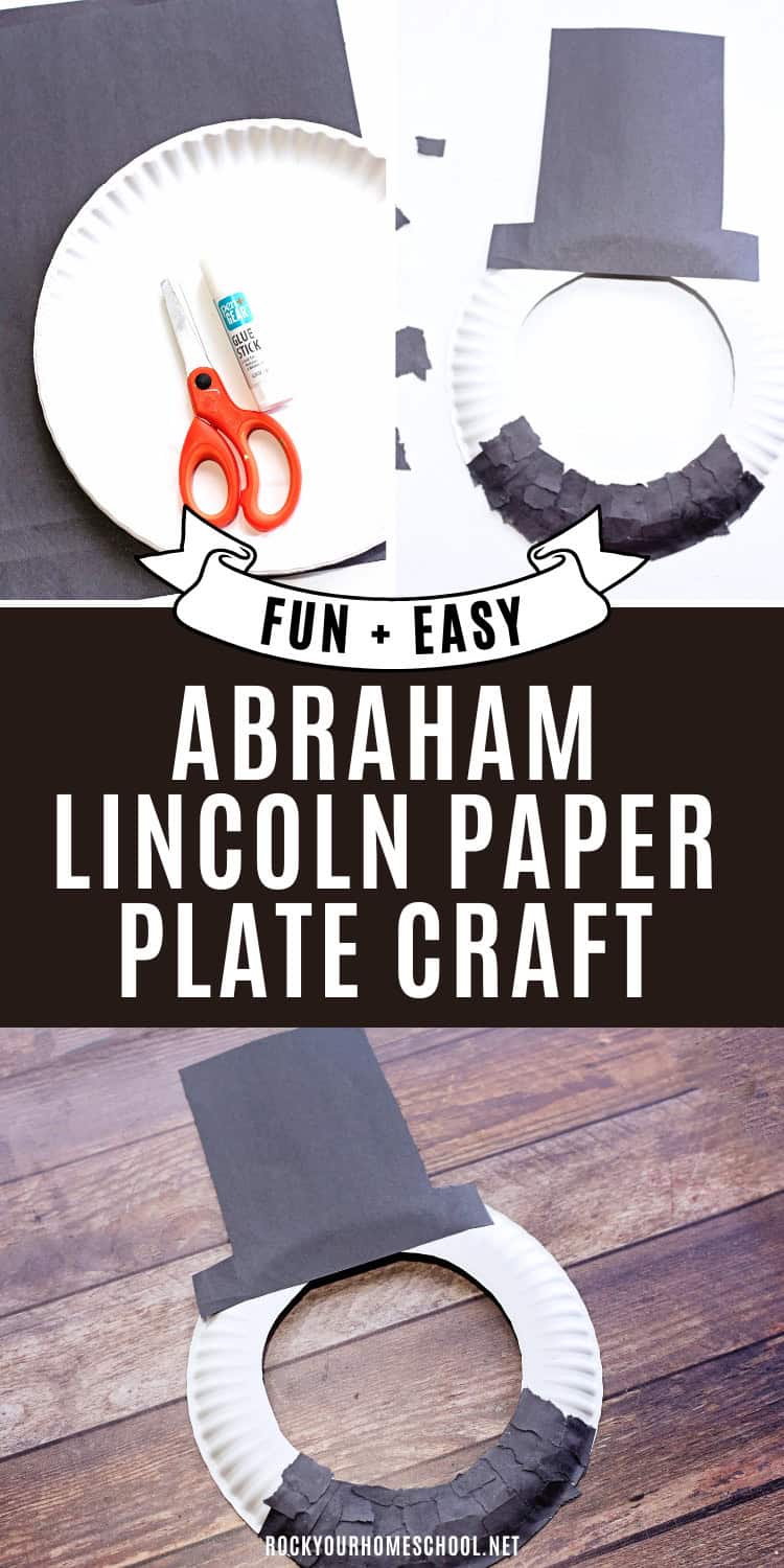 Abraham Lincoln Paper Plate Craft: How To Make For Fun Mask- Rock Your ...