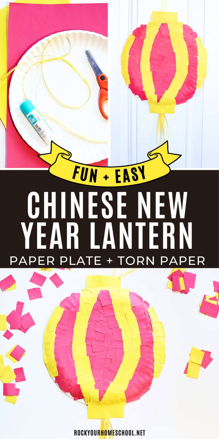 Chinese New Year Lantern Craft: How to Make with Paper Plate - Rock ...