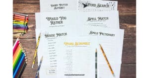 Harry Potter Activity Sheets for Your Party & More (Free Set) - Rock ...