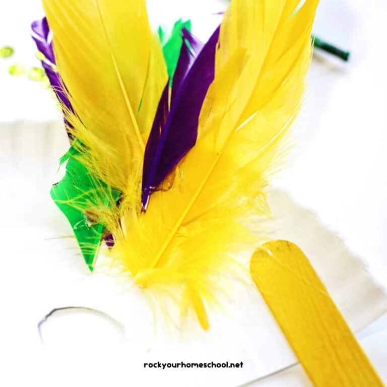 Mardi Gras Mask Craft: How to Make for Frugal Fun with Kids- Rock Your ...