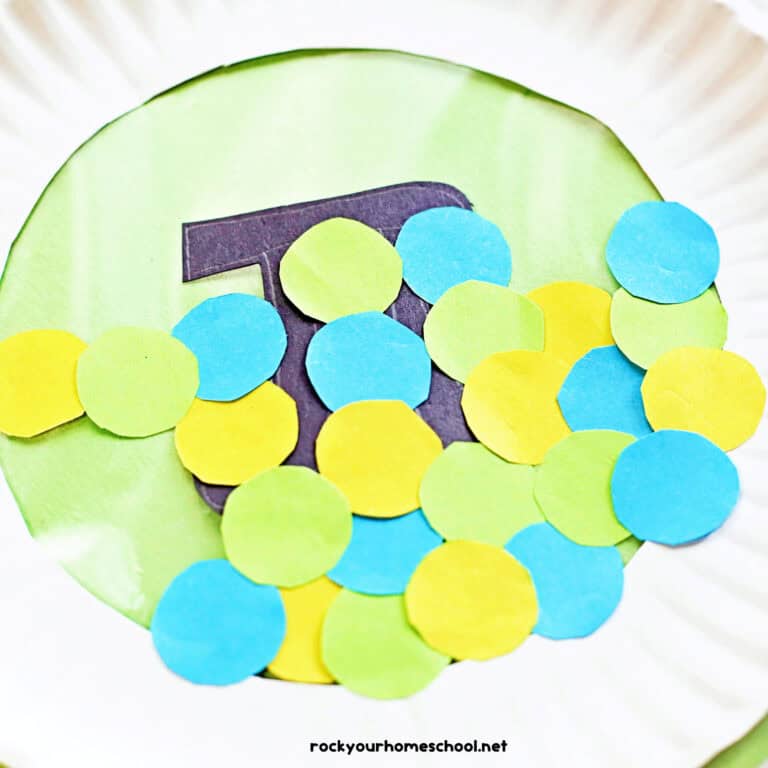 Pi Day Craft: How To Make This Cute Suncatcher - Rock Your Homeschool