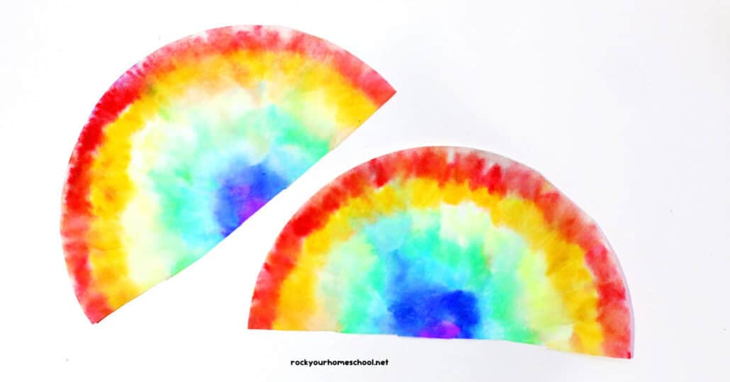 Coffee Filter Rainbow Craft: How to Make for Colorful Fun - Rock Your ...