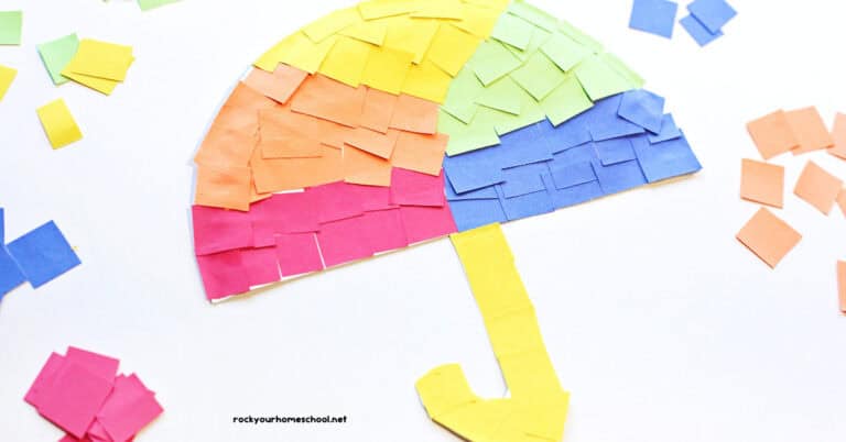 Paper Plate Umbrella Craft: How to Easily Make & Enjoy- Rock Your ...