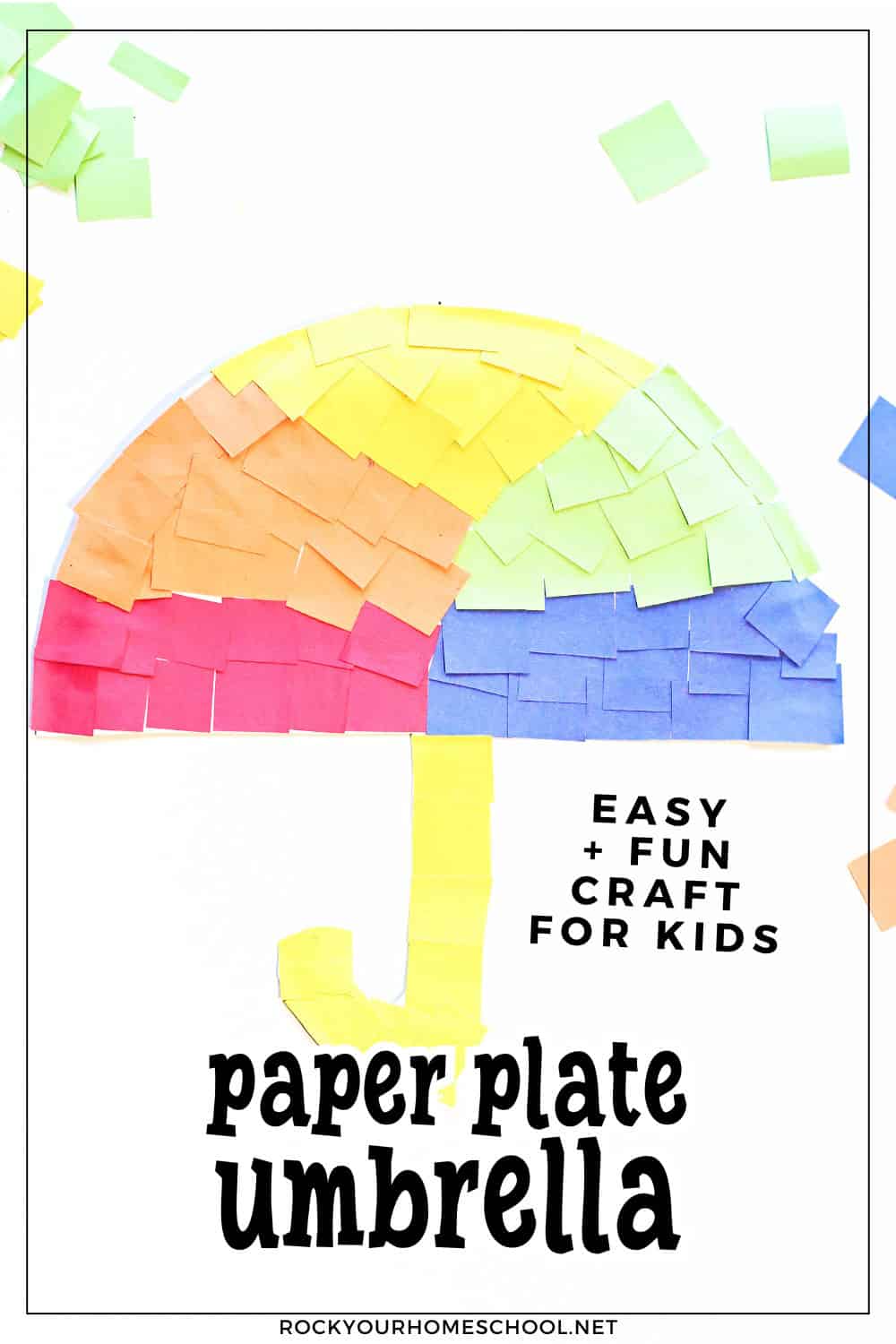 Paper Plate Umbrella Craft: How to Easily Make & Enjoy- Rock Your ...