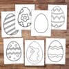 Torn Paper Easter Egg Craft And How To Enjoy (Free Templates) - Rock ...