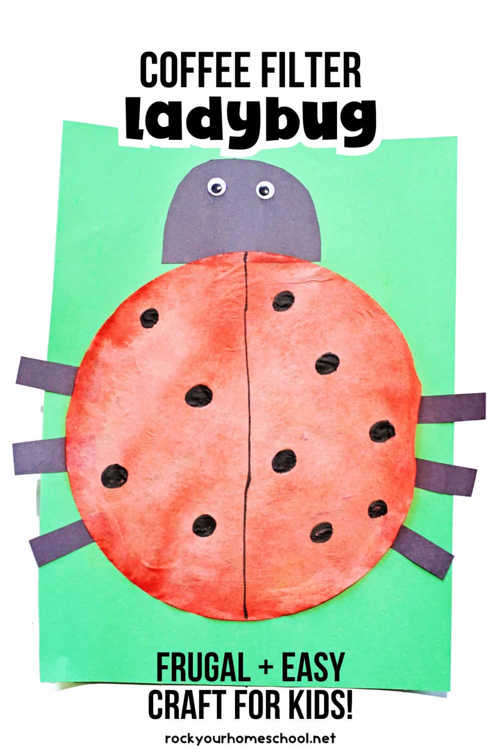 Coffee Filter Ladybug Craft for Kids: How to Make & Enjoy- Rock Your ...