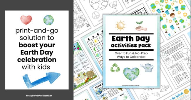 Free Earth Day Printables for Fun Ways to Celebrate - Rock Your Homeschool