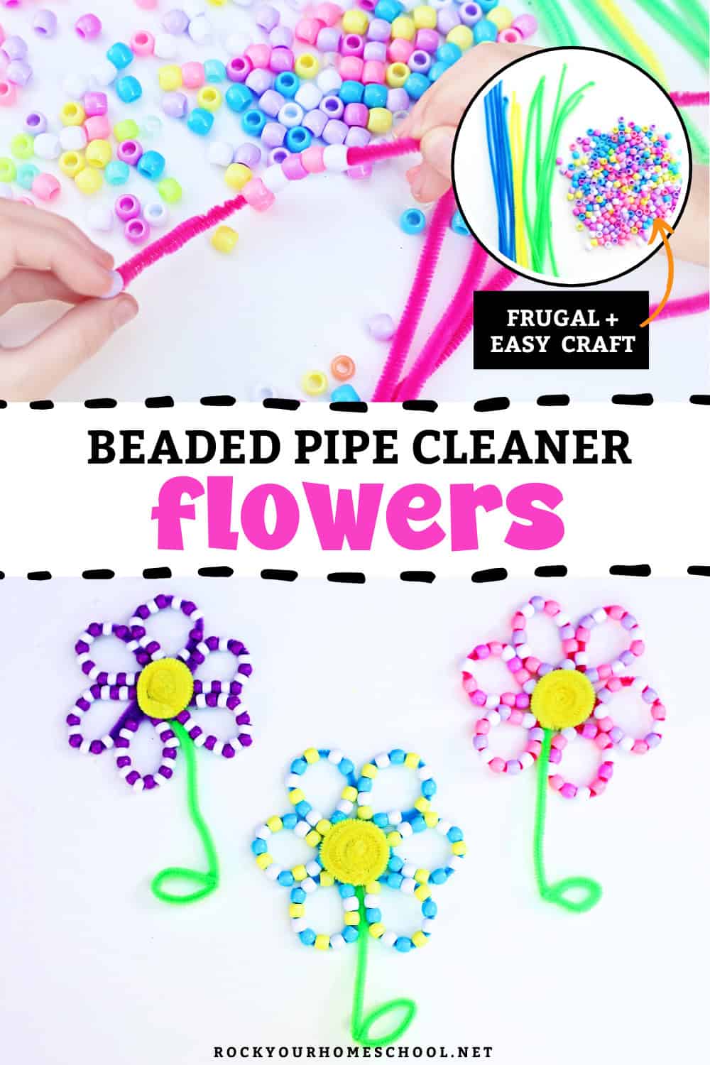 Beaded Pipe Cleaner Flowers: How to Make & Ideas for Enjoying - Rock ...