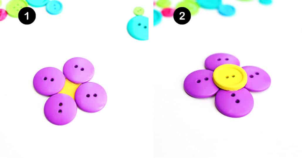 Button Flower Craft: How to Make with Pipe Cleaners - Rock Your Homeschool