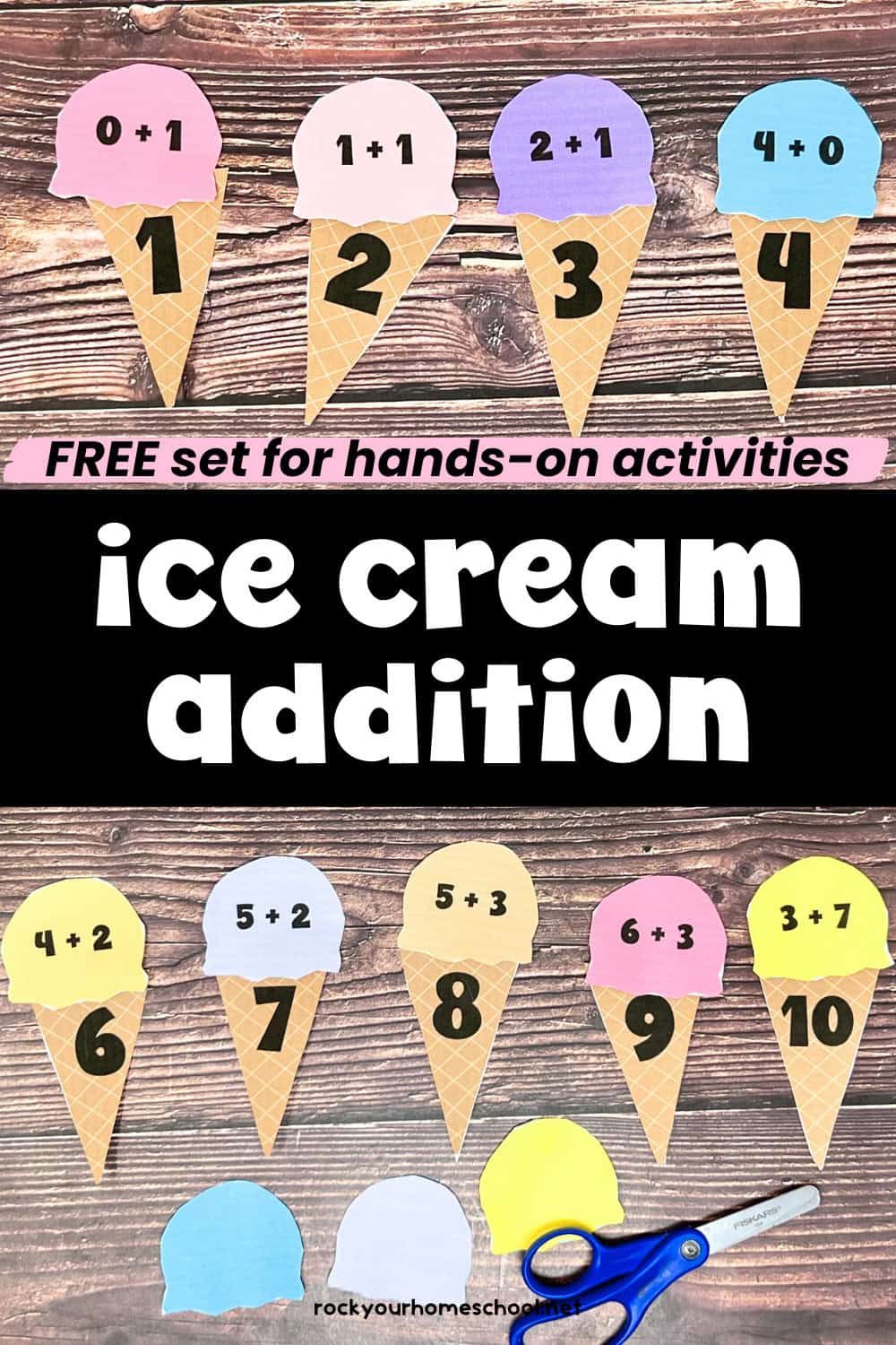 Ice Cream Addition Activities: How to Use for Math Fun (Free)- Rock ...