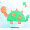 Paper Dinosaur Craft: How To Make with Basic Shapes - Rock Your Homeschool
