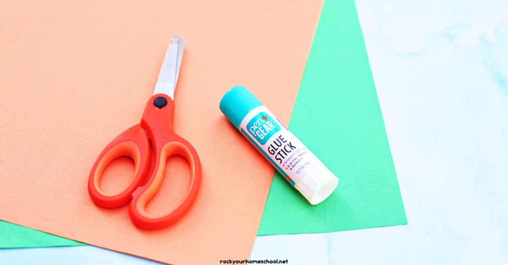 Paper Dinosaur Craft: How To Make with Basic Shapes - Rock Your Homeschool