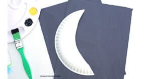 Paper Plate Moon Craft: How to Make for Stellar Fun- Rock Your Homeschool