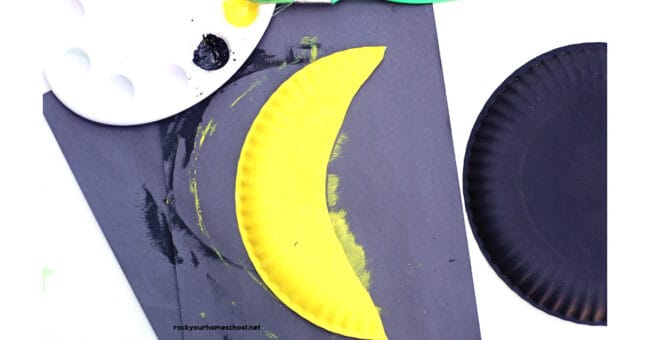 Paper Plate Moon Craft: How to Make for Stellar Fun- Rock Your Homeschool