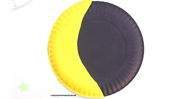 Paper Plate Moon Craft: How to Make for Stellar Fun- Rock Your Homeschool
